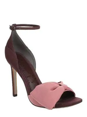 Sam Edelman Ida Ankle Strap Sandal - Parisian Plum/luxe Rose