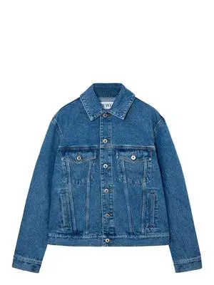 Loewe Anagram Denim Jacket - Blue