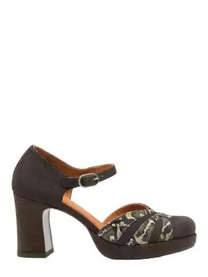 Chie Mihara 80mm Ankle-strap Heeled Pumps - Brown