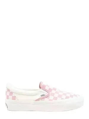 VANS Classic Checkerboard Slip-On Sneakers Pink