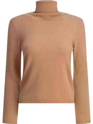 KANGRA Cashmere Turtleneck Sweater - Brown