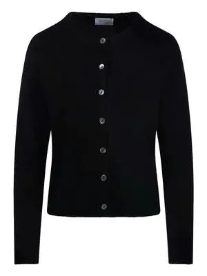 BEYOU Button-front Cardigan - Black