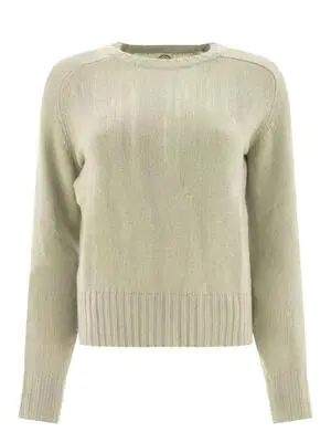 INES DE LA FRESSANGE PARIS Ribbed-hem Raglan-sleeve Sweater - Green