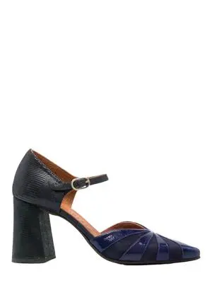 Chie Mihara 85mm Ankle-strap Heeled Pumps - Blue