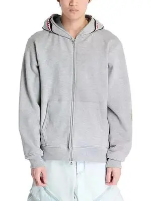 A BATHING APE Shark-hood Zip-up Hoodie - Grey