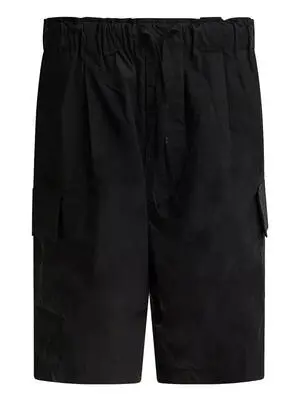 KAPTAIN SUNSHINE Cargo-pocket Drawstring Shorts - Black