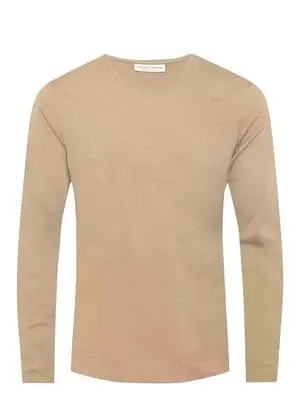 Orlebar Brown Ob-t Long-sleeve Merino-wool T-shirt - Brown