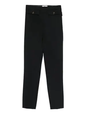 Elisabetta Franchi Slim-fit Tailored Trousers - Black