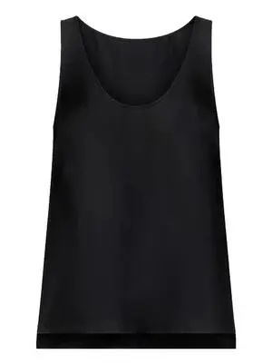 Paloma Wool Sleeveless Scoop-neck Top - Black