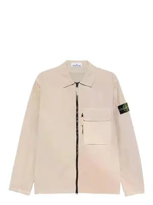 Stone Island Zip-front Patch-pocket Jacket - Neutrals