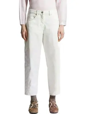 Peserico Straight-leg Trousers - White