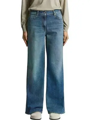 Peserico Five-pocket Jeans With Button Fastening - Blue