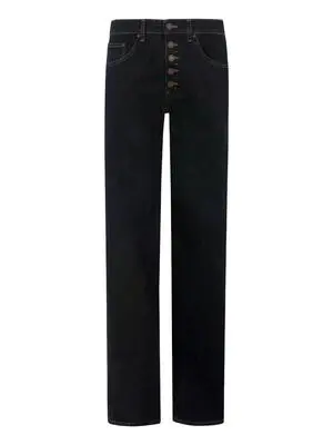 DONDUP Button-fly Straight Leg Jeans - Blue