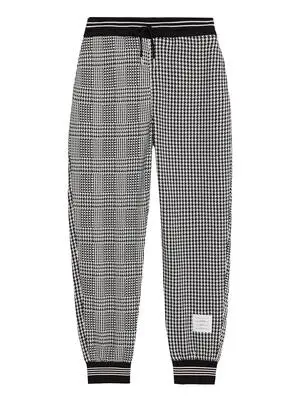 Thom Browne Jacquardknit Cotton Sweatpants - Black