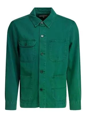 ALEX MILL Button-down Shirt Jacket - Green