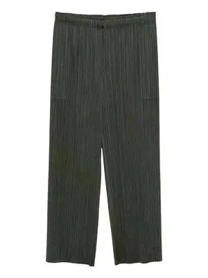Issey Miyake Mc June Pleated Trousers - Green