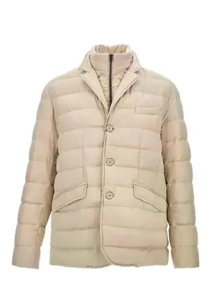 Herno Button-fastening Padded Jacket - Neutrals