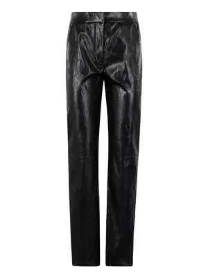 FEDERICA TOSI Leather Paneled Trousers