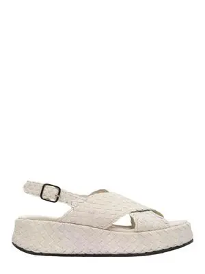 TONI PONS Woven Platform Sandals - Neutrals