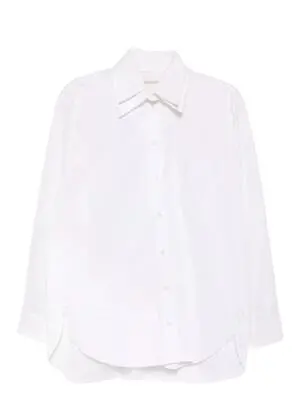 LITKOVSKA Double-collar Poplin Shirt - White