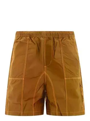 BRAIN DEAD Triple-needle Panel Shorts - Brown