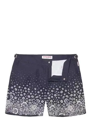 Orlebar Brown Floral-print Swim Shorts - Blue