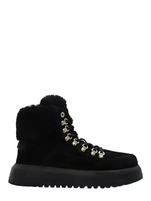 Bogner 50mm Trim-detail Lace-up Boots - Black