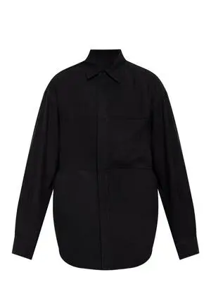 Iceberg Panelled Modal Shirt - Black