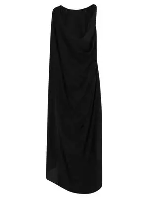 ERIKA CAVALLINI Draped One-Shoulder Dress