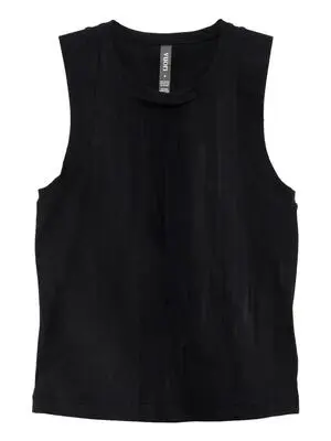 Vuori Pose Piped Tank Top - Black
