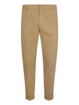 DONDUP Cotton Trousers Brown