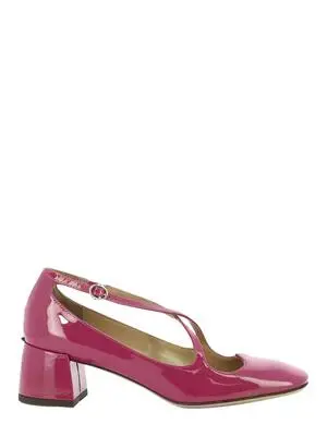 A.BOCCA 50mm Two For Love Leather Pumps - Pink
