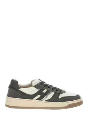 Hogan H630 Panelled Sneakers - Grey
