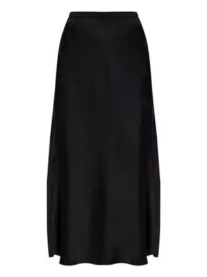 SAMSOE SAMSOE Bias-cut Midi Skirt - Black