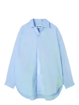 Sunnei Striped Detailed Shirt - Blue