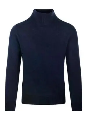 Altea Cashmere Turtleneck Sweater - Blue