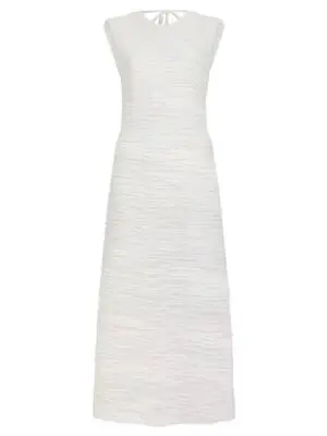 Proenza Schouler White Label Laura Textured Sleeveless Midi Dress - White