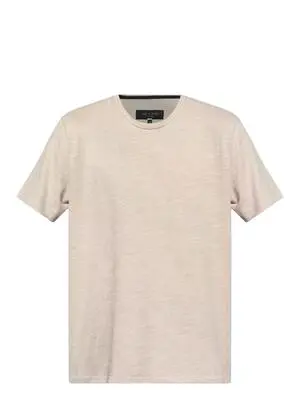 Rag & Bone Mélange-effect Cotton T-shirt - Neutrals