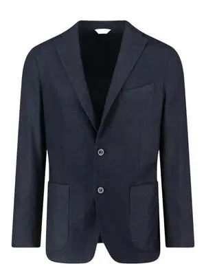 Boglioli Two-button Patch-pocket Blazer - Blue