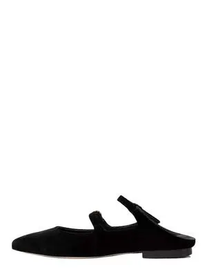 AMATO DANIELE Velvet Loafers - Black