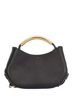 Moschino Curved-handle Tote Bag - Black