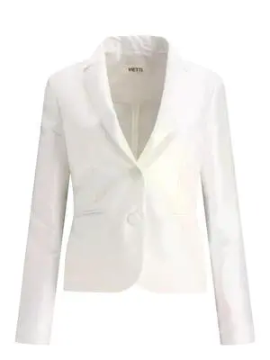 F.IT Single-breasted Blazer - White