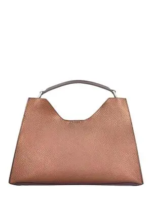 GIANNI CHIARINI Aurora Leather Tote - Brown