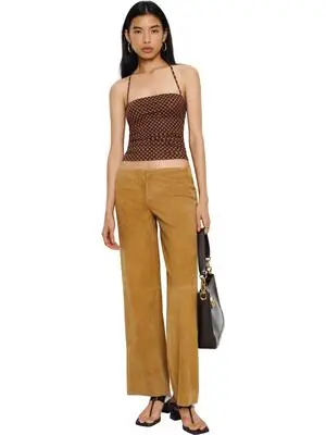 REFORMATION Joni Knit Top Date Shake