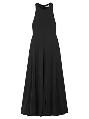 ST. AGNI Crepe Maxi Dress - Black