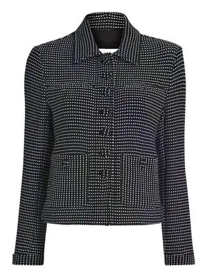 Proenza Schouler White Label Dot-pattern Jacket - Black