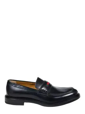 Gucci Penny-strap Loafers - Black