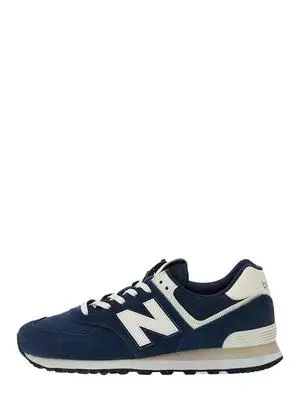 NEW BALANCE 574 Suede Sneakers - Blue