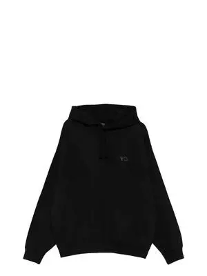 Y3 Logo Hoodie - Black
