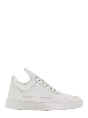 Filling Pieces Nappa-leather Sneakers - White